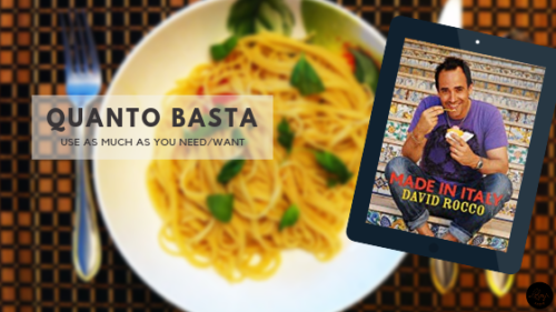 David Rocco Saved My Marriage - Baking and Cooking - Robyn Roste