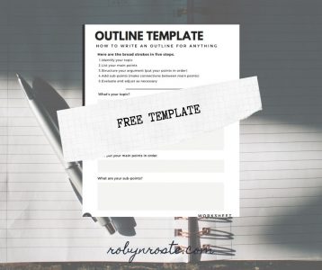 How to Write an Outline for Anything - Robyn Roste